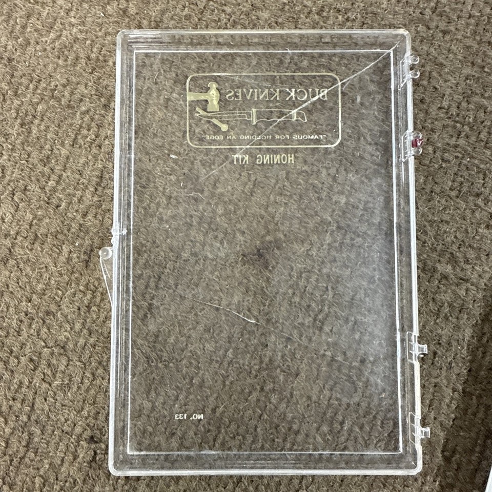 Buck Knives Honing Kit No. 133 W/2 Vintage with 2 Sharpening Stones | eBay