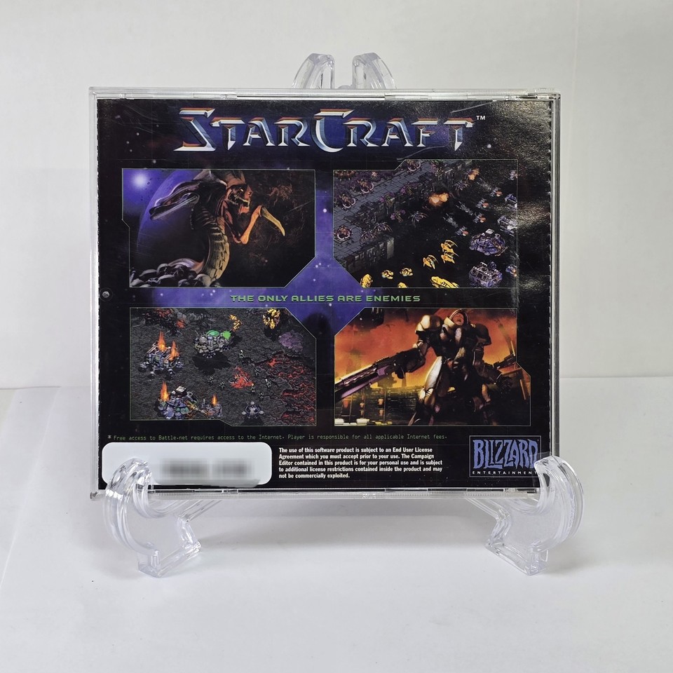 StarCraft (PC, 1998) Original Blizzard CD-ROM Classic RTS Game V1.0 ...
