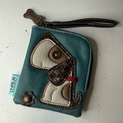 Chala Puppy Sitting Dog Purse Wallet Beagle Hound Dog Credit Cards Coin ...