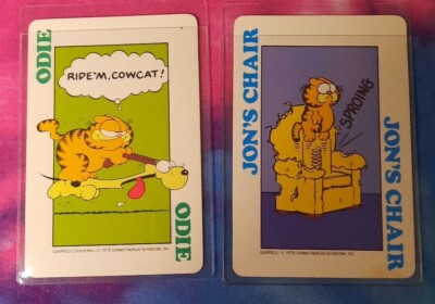 2 Garfield Cards 1978 | eBay