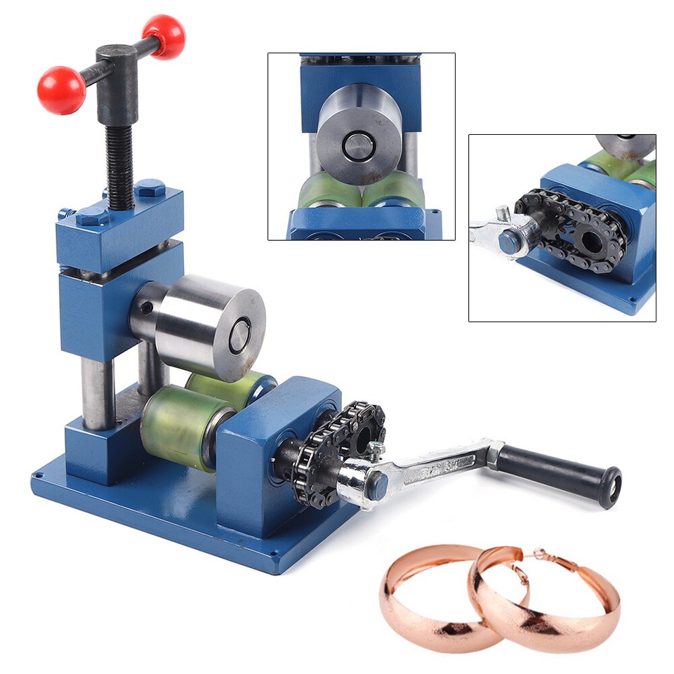 Hand Crank Ring Bracelet Press Bending Machine Making Tool Jewelry Ring ...