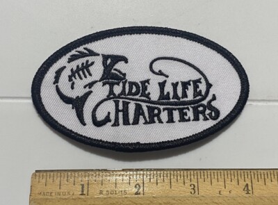 Tide Life Fishing Charters St. George Island Florida Embroidered Patch ...