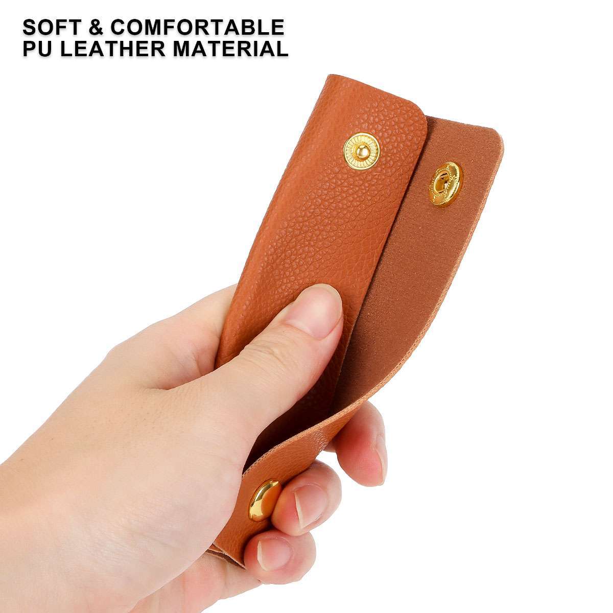 Leather Handle Wrap Grip Sleeve Straps Luggage Cases Bag Handle ...