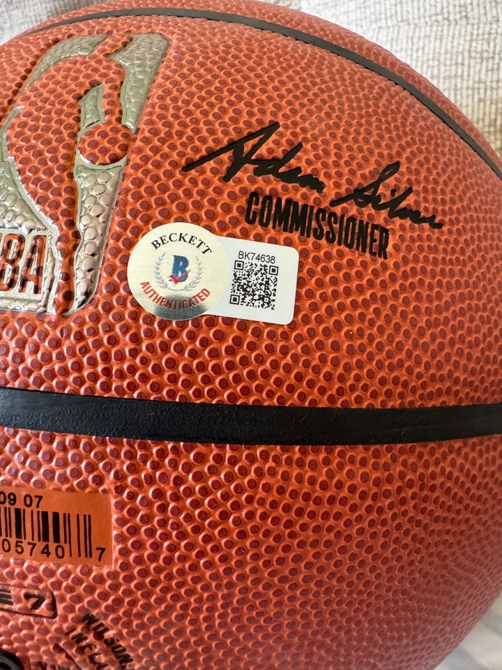 Keldon Johnson Signed Wilson NBA Basketball San Antonio Spurs Beckett ...