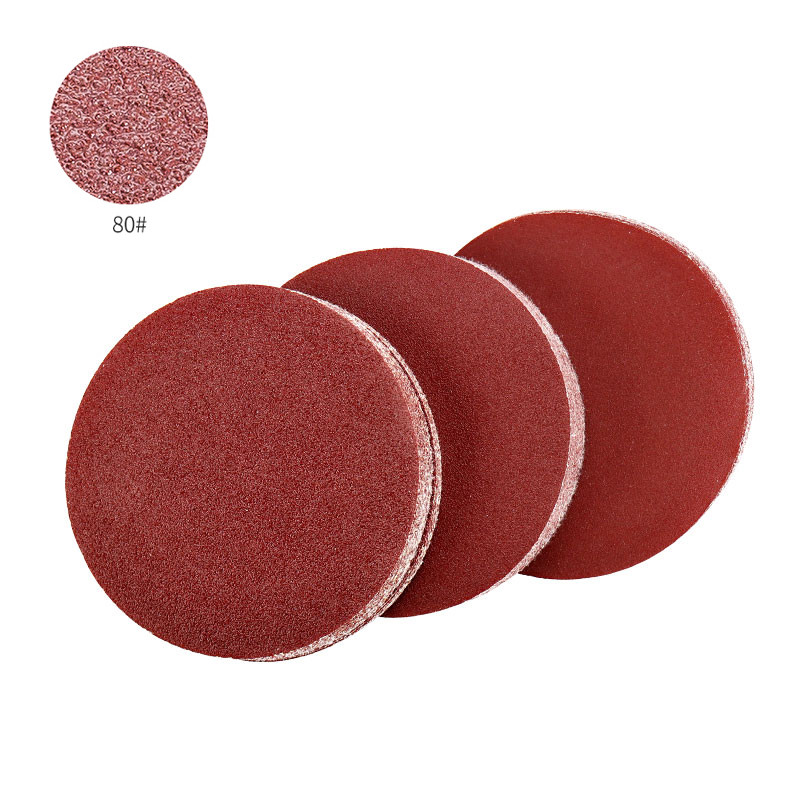 50pcs 5inch Sanding Discs 80 Grit Sander Pads Hook-and-Loop Orbital ...