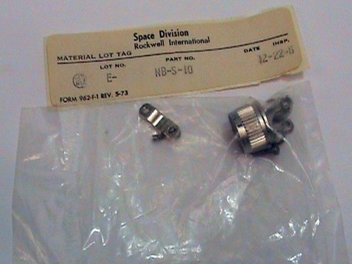 Deutsch Backshell 38008-10A-3014 NB-S-10 No Label NASA Propulsion Spare ...