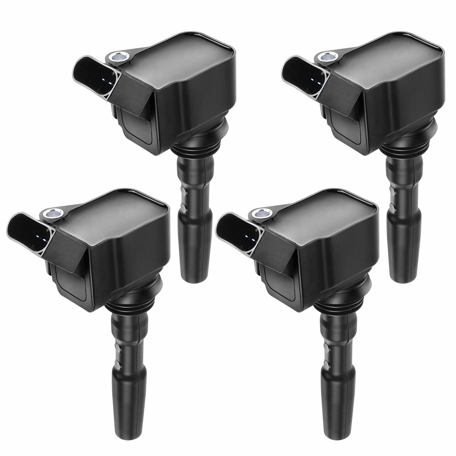4PCS Ignition Coils for Audi A3 A4 A5 A6 Q3 Porsche Volkswagen Golf ...