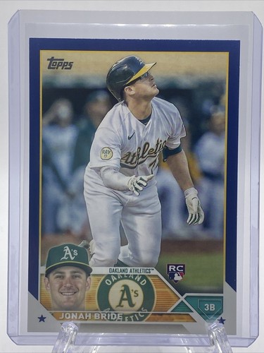 2023 Topps Series 1 Baseball Jonah Bride Royal Blue Parallel RC #95 ...