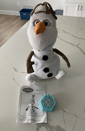 Disney Frozen 17" Ultimate Plush Olaf - WORKS -Sings & Dances | eBay