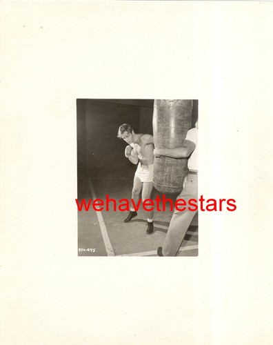 Vintage Marlon Brando BEEFCAKE BOXING EXERCISE '51 STREETCAR LB Pub ...