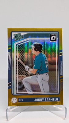 2024 Panini Donruss Baseball Optic Jonny Farmelo Rated Prospect GOLD 4/ ...