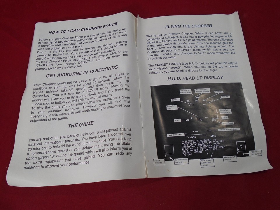 Chopper Force Software, An Action Packed chopper Simulator for Acorn ...