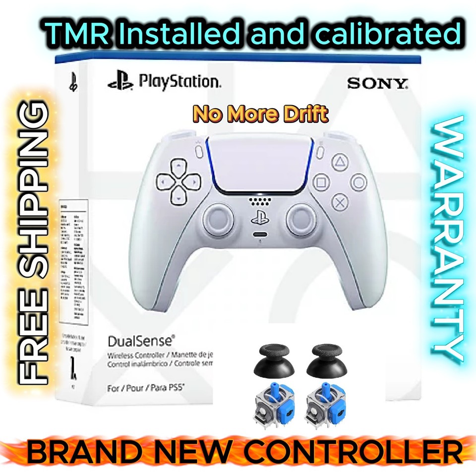 Ps5 DRIFT PROOF Dualsense Controller TMR Upgraded Controller | eBay