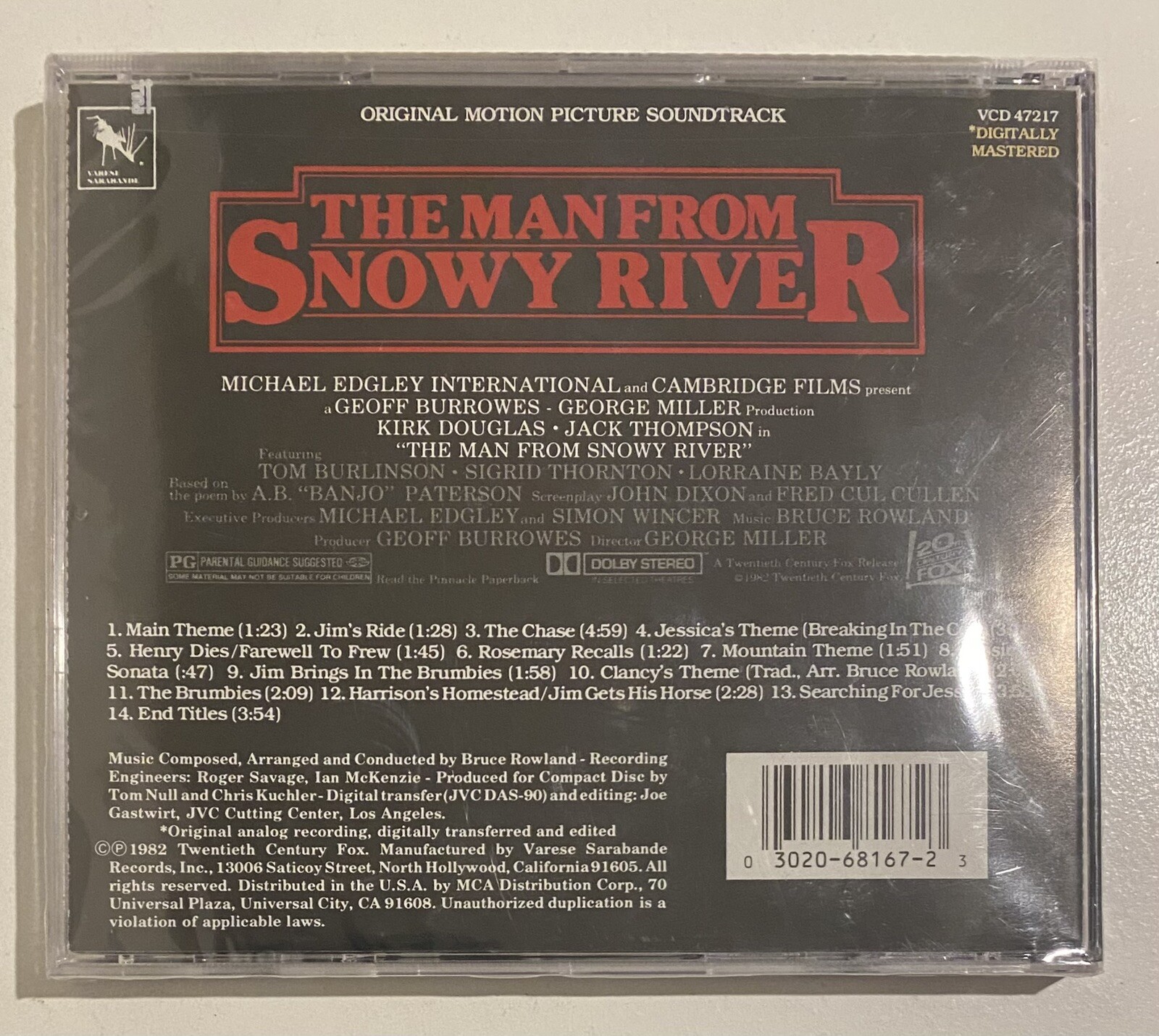 The Man from Snowy River [Original Motion Picture Soundtrack] by Bruce ...