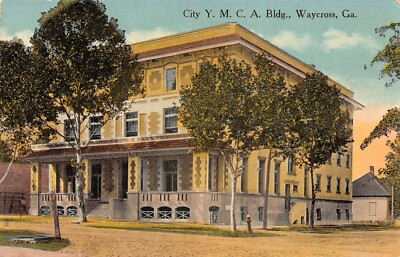 GA~GEORGIA~WAYCROSS~CITY YMCA BUILDING~c.1910 | eBay
