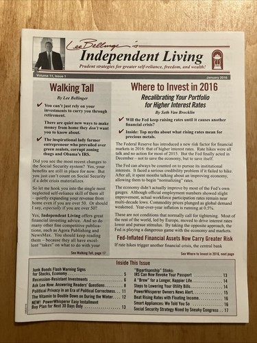 Lee Bellinger’s Independent Living January 2016 | eBay