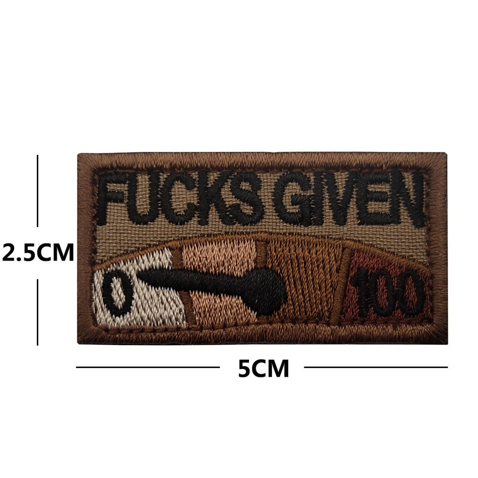 Fun Meter Hook and Loop Embroidered Patch DIY Tactical Badge Backpack ...