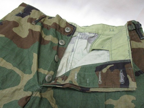 USGI WOODLAND BDU PANTS WINTER WEIGHT MILITARY CAMOUFLAGE TROUSERS ...