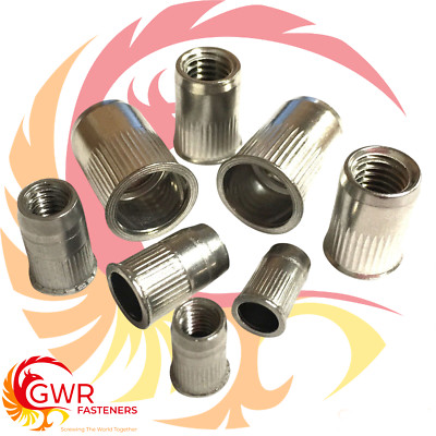 M3 M4 M5 M6 M8 M10 STAINLESS STEEL COUNTERSUNK RIVNUT RIVET NUTS ...