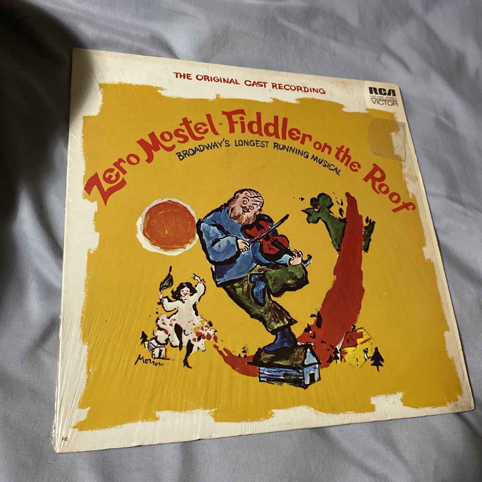 Zero Mostel In Fiddler On The Roof 1964 Vinyl LP Record LSO-1093 RCA ...