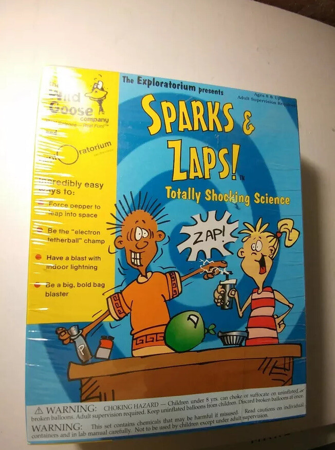 Game Toy Sparks & Zaps Shock Science Explorer Kit by Wild Goose ...