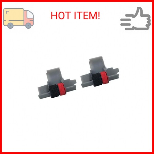 Package of Two Casio HR-100TM and HR-150TM Calculator Ink Roller, Black ...
