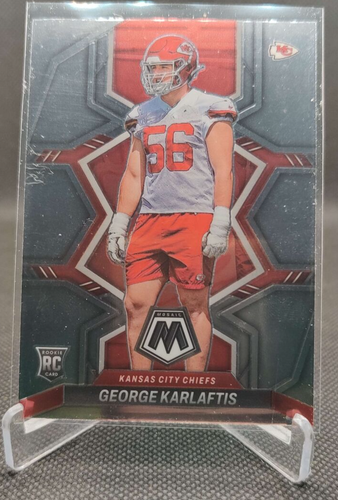 2022 Panini Mosaic George Karlaftis Rookie RC Kansas City Chiefs ...