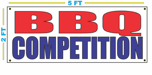 BBQ COMPETITION Banner Sign NEW Larger Size Barbecue Cookoff | eBay