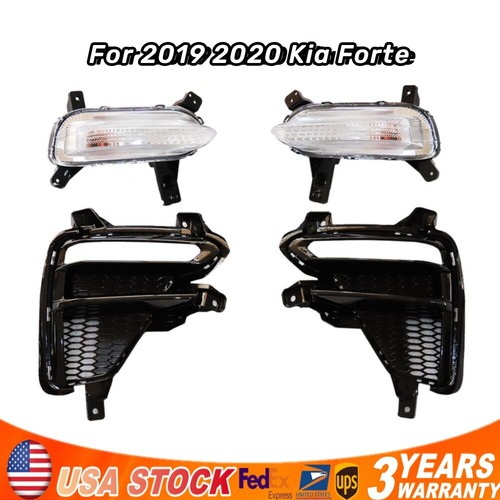 For 2019-2020 Kia Forte Daytime Running Light Driver & Passenger Side ...