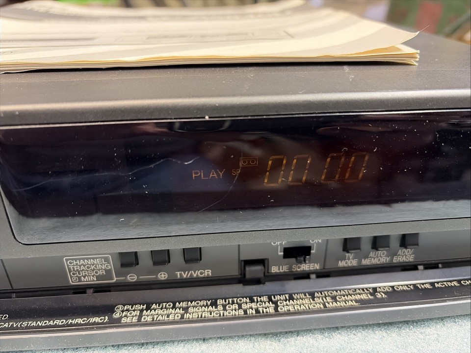 Vintage SHARP VC-A5640U Video Cassette Recorder with Remote & Manual ...