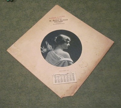 MILTON, PA. W. BRUCE CLINGER GENERAL INSURANCE 31 BROADAY 1907 CALENDAR ...