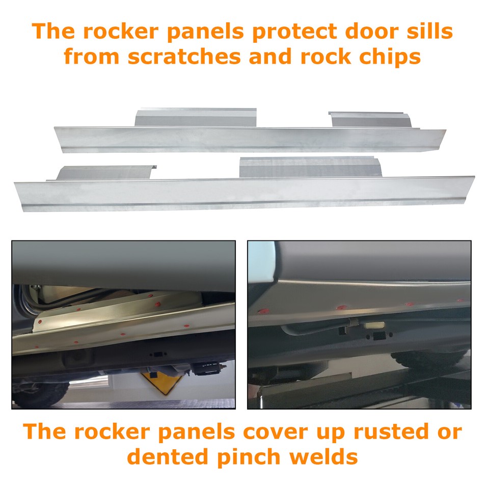 KUAFU Slip-on Rocker Panel For 03-06 04 05 Ford Expedition PAIR Driver ...