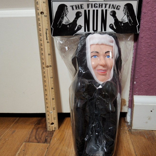 The Fighting Nun Novelty Hand Puppet Boxing Doll From 1998 ...