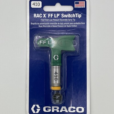 Graco FFLP410 Fine Finish Low Pressure RAC X FF LP SwitchTip, 410 Made ...