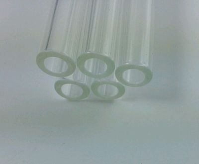 6 Inch Pyrex Glass Blowing Tubing 5 Tubes 8mm OD 5 mm ID 1.5 mm Thick ...