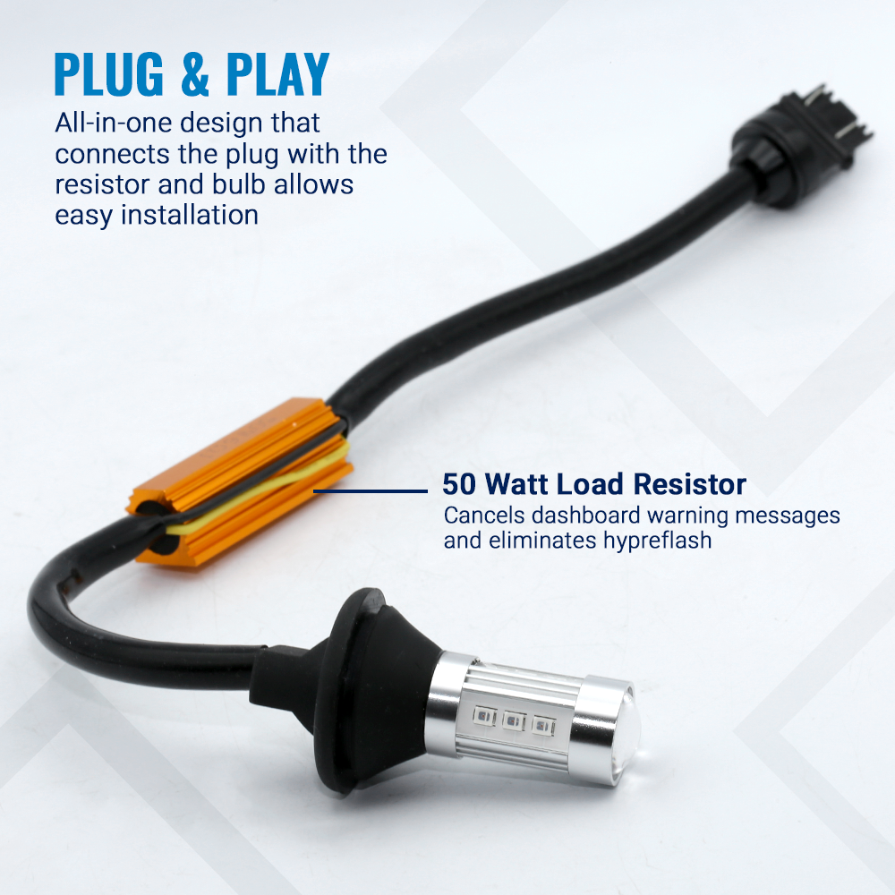 Syneticusa 3157/3057K Red Blinker Rear Brake Tail LED Light Bulbs | eBay