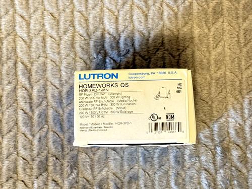 -NEW- Lutron HomeWorks QS HQR-3PD-1-MN RF Plug-In Lamp Dimmer | eBay