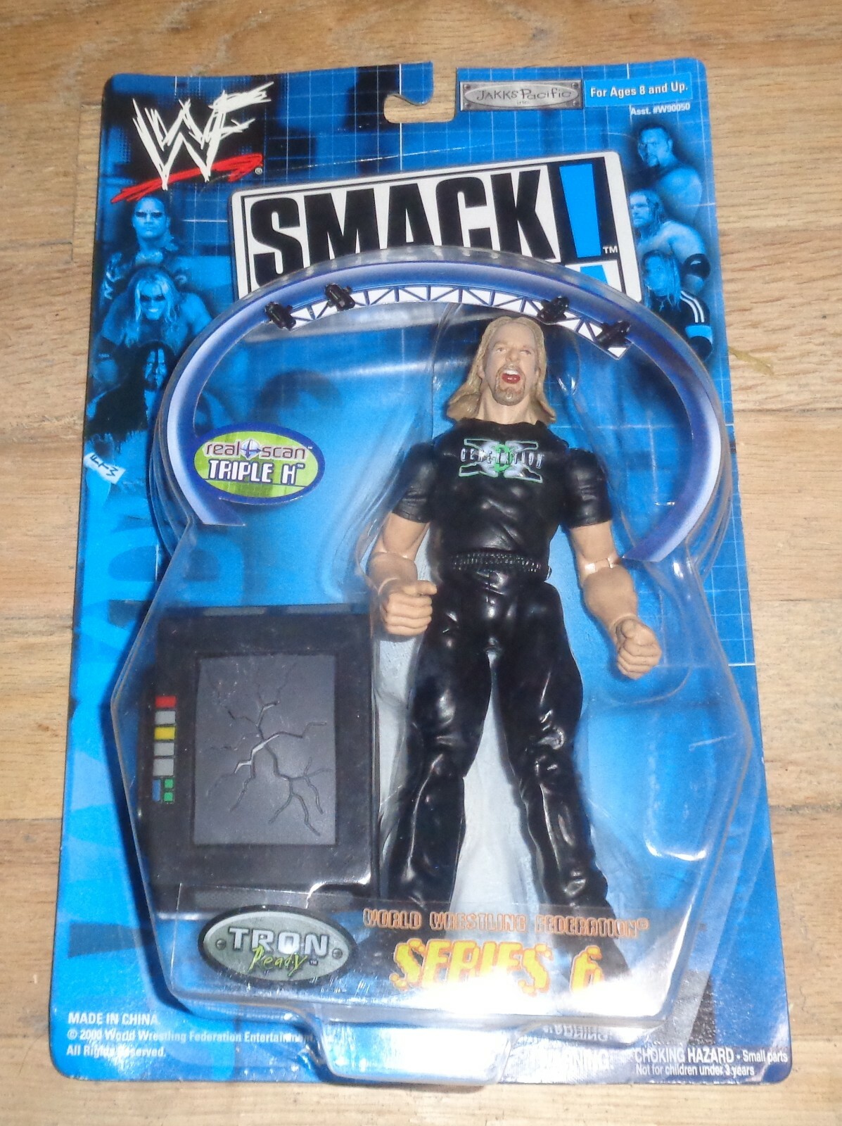 2000 WWF WWE Jakks Triple H HHH Hunter Smackdown Wrestling figure ...