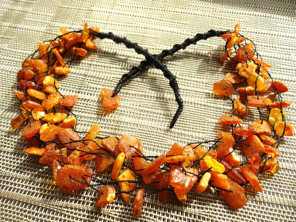 Baltic Raw Amber Necklace
