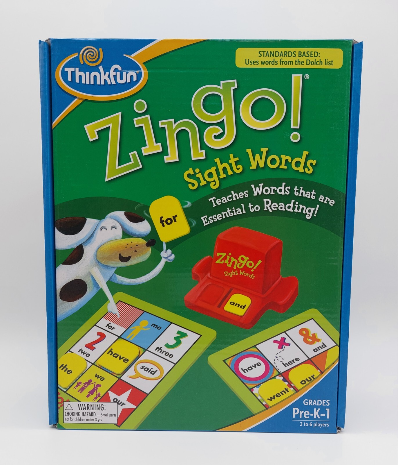 Zingo! Sight Words Game, Grades Pre-K-1 100% Complete, ThinkFun | eBay