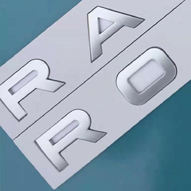 RANGE 3D autocollant SILVER EMBLÈME 1set of silver car stickers MATTE ...