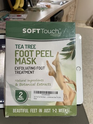 Tea Tree Foot Peel Mask, Exfoliating Treatment, 2-pairs, Exp 02/2025 | eBay