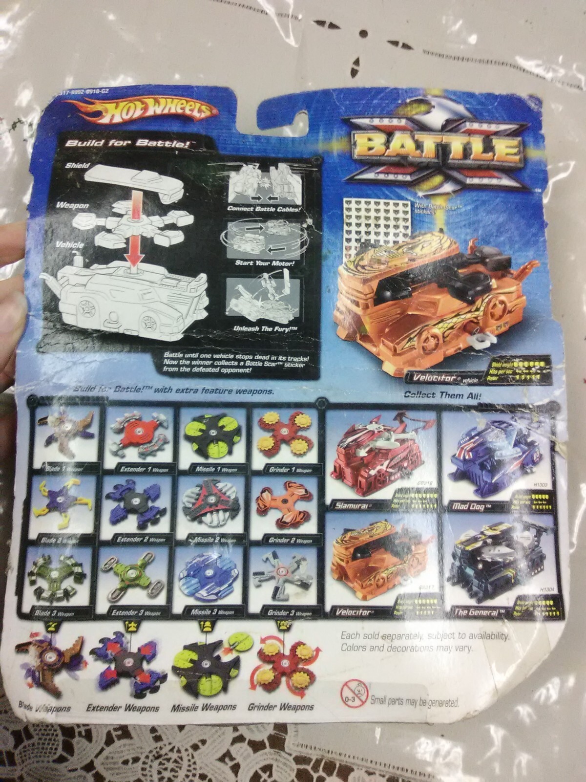 Hot Wheels Battle X Velocitor Motorized Vehicle New Sealed | eBay