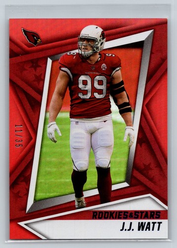 2021 Panini Rookies & Stars #28 JJ Watt Red & Blue Foil /35 SP | eBay