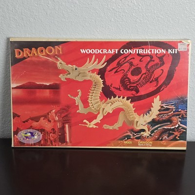 Woodcraft Construction Kit Dragon M005 – Chinese Lucky Symbol– New ...