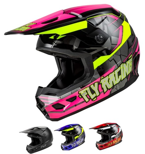 Fly Racing Youth Kinetic Scorched Offroad Helmet | eBay