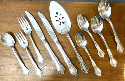 Oneida Community Silver Plate Affection Pat. Mix Flatware 10 Pc No ...