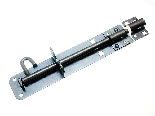 New 5 X Pad Bolts Security Slide Latch Gate Shed Door Lock 200mm Rust ...