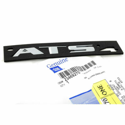 CHROME CADILLAC "ATS" TRUNK EMBLEM LOGO 2015-2017 NEW OEM GM 23469270 ...