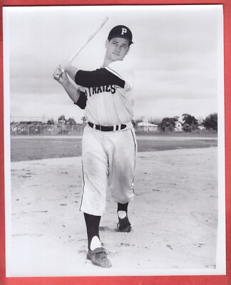 1957 PITTSBURGH PIRATES TEAM ISSUE 8 X 10 GLOSSY DANNY KRAVITZ ROOKIE ...